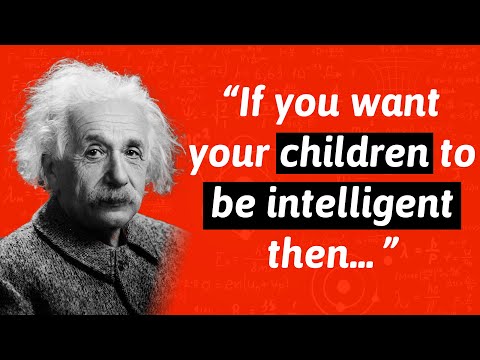 Einstein - Quotes about life, God, intelligence and science.