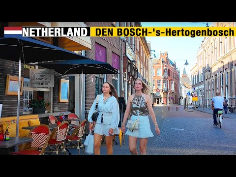 🇳🇱[4K] Exploring Den Bosch - Netherland | Scenic Walk Through The Heart of the City