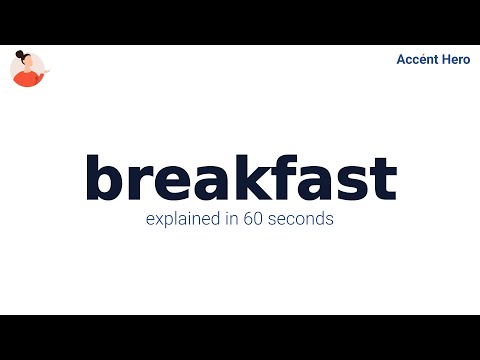 BREAKFAST - Meaning and Pronunciation
