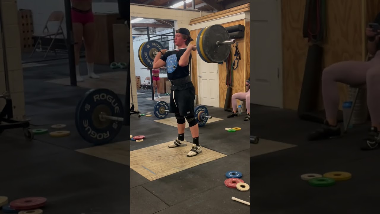 110kg clean pull+clean+jerk