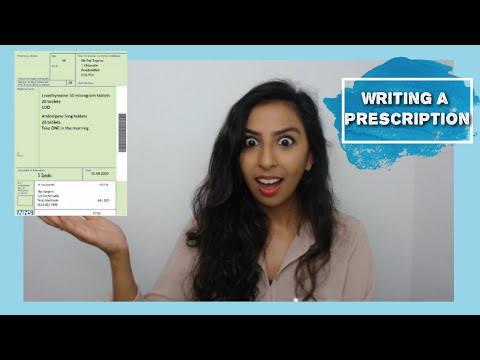 Writing a Prescription