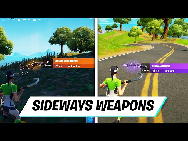 Fortnite Sideways weapons: Every weapon and where to find them