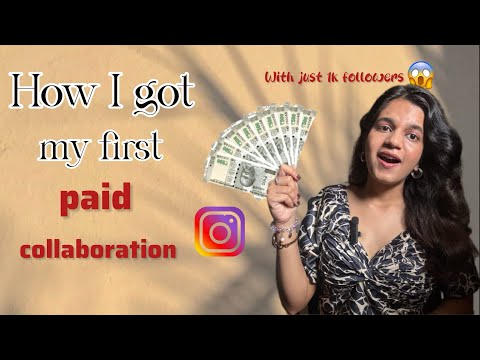 How I got my first paid collaboration | Free Pr package and brand deals