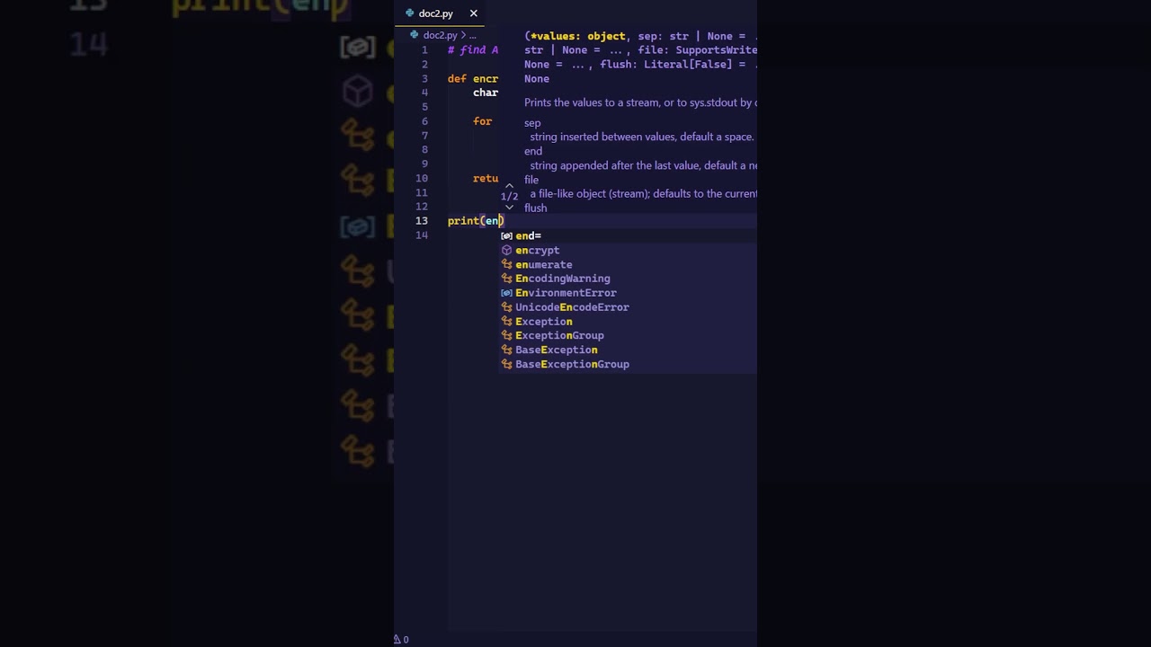 find ASCII value of string in python | Python Tutorial | #python #coding #shorts