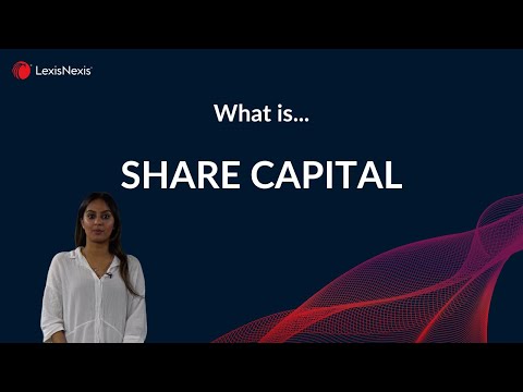 Share Capital - Legal Definition