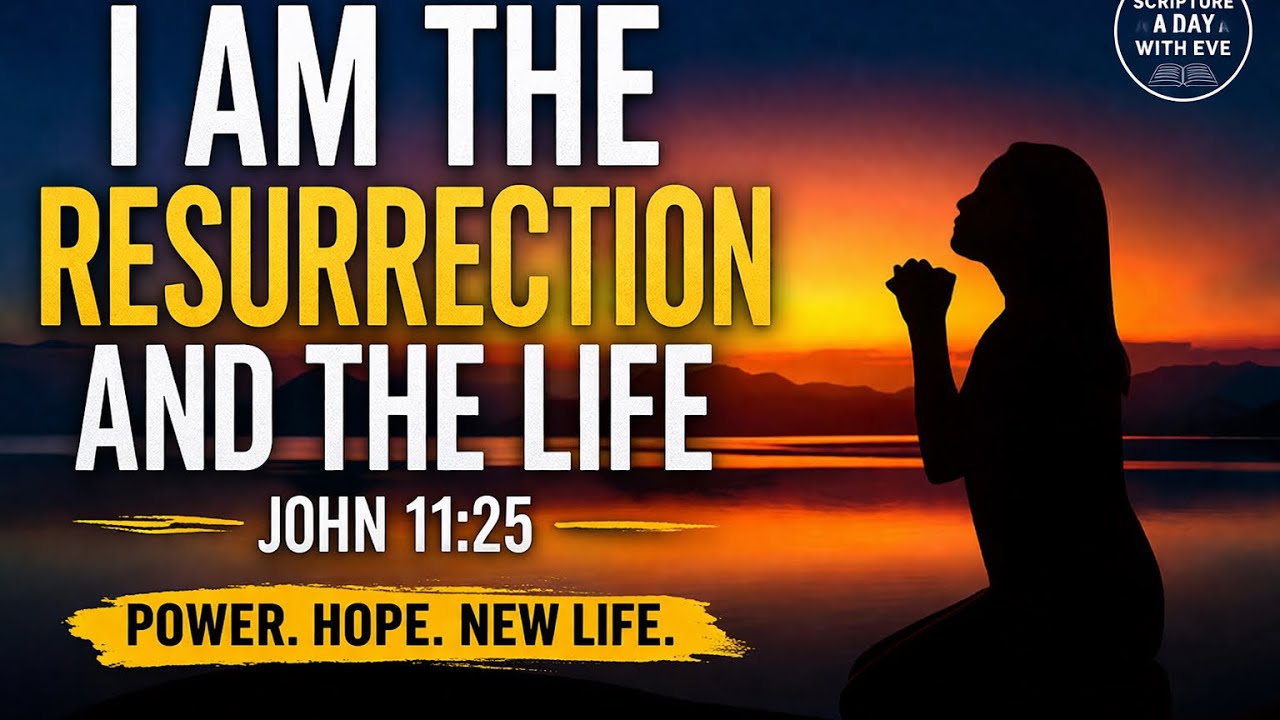 Jesus Said: I Am The Resurrection And The Life | John 11:25 | Scripture A Day With Eve