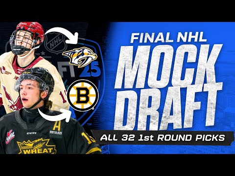 Final 2025 NHL Mock Draft