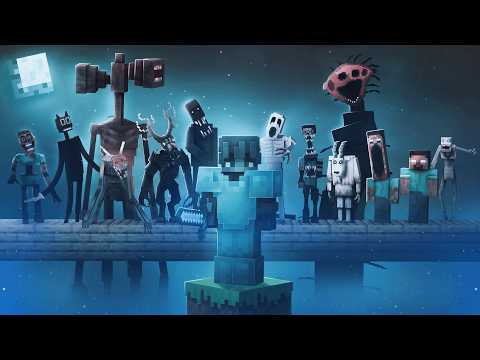 Surviving on ONE BLOCK with Every Horror Mod for 100 Days FINALE