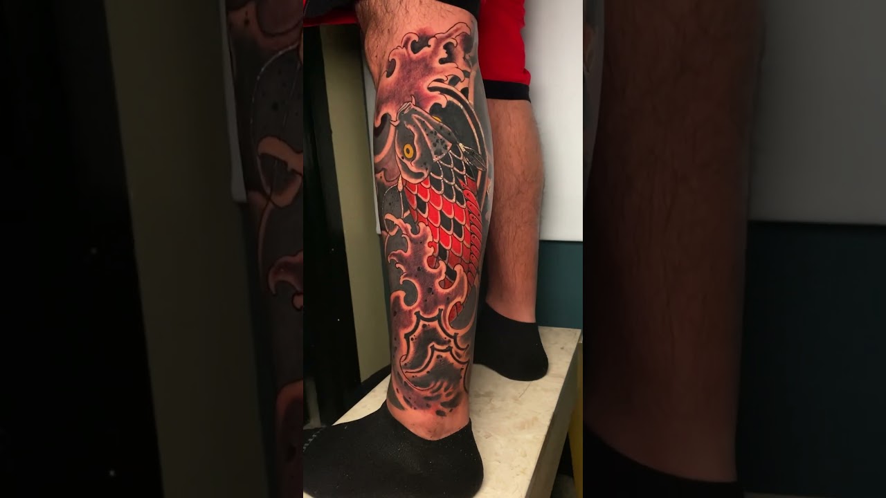 COVERUP TATTOO 😩😩😩 Japanese koi fish tattoo
