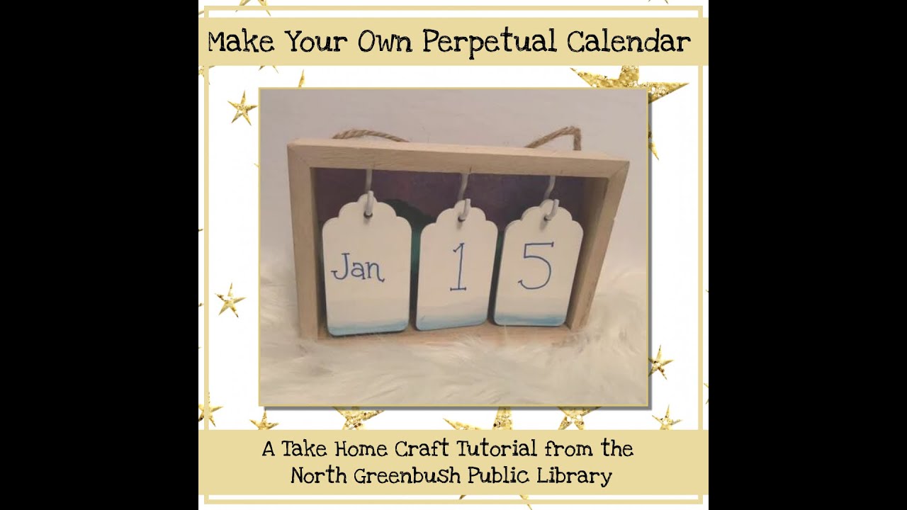 NGLP Make Your Own Perpetual Calendar Craft Tutorial