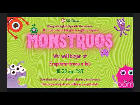 Bilingual English/Spanish Storytime: Monstruos/Monsters