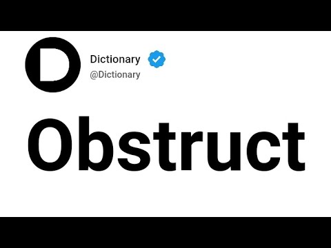 Obstruct Meaning In English