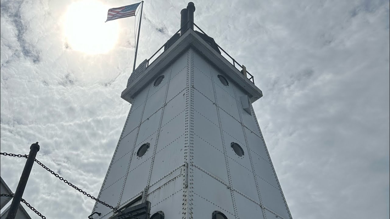 Tour of the North Breakwater Lighthouse in Ludington Michigan
