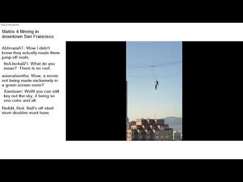 Top Reddit Video - Be AMAZED: Matrix 4 filming in downtown San Francisco