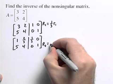 How to Find the Inverse of a Non Singular Matrix