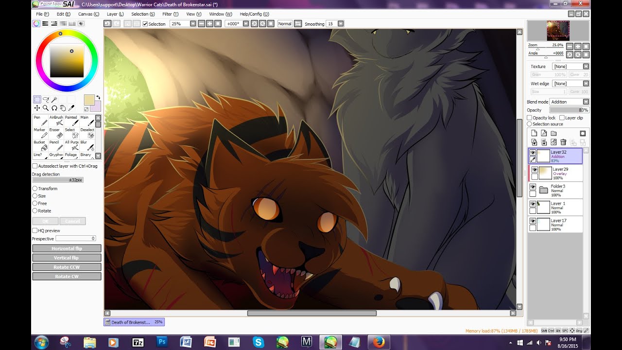 Brokenstar's Death Speedpaint | A Demon's Fate |