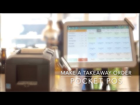 Pocket Pos Training video #5 How to Make a Takeaway Order