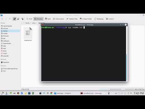 "scp" Command Secure Copy Files from local-host to remote-host