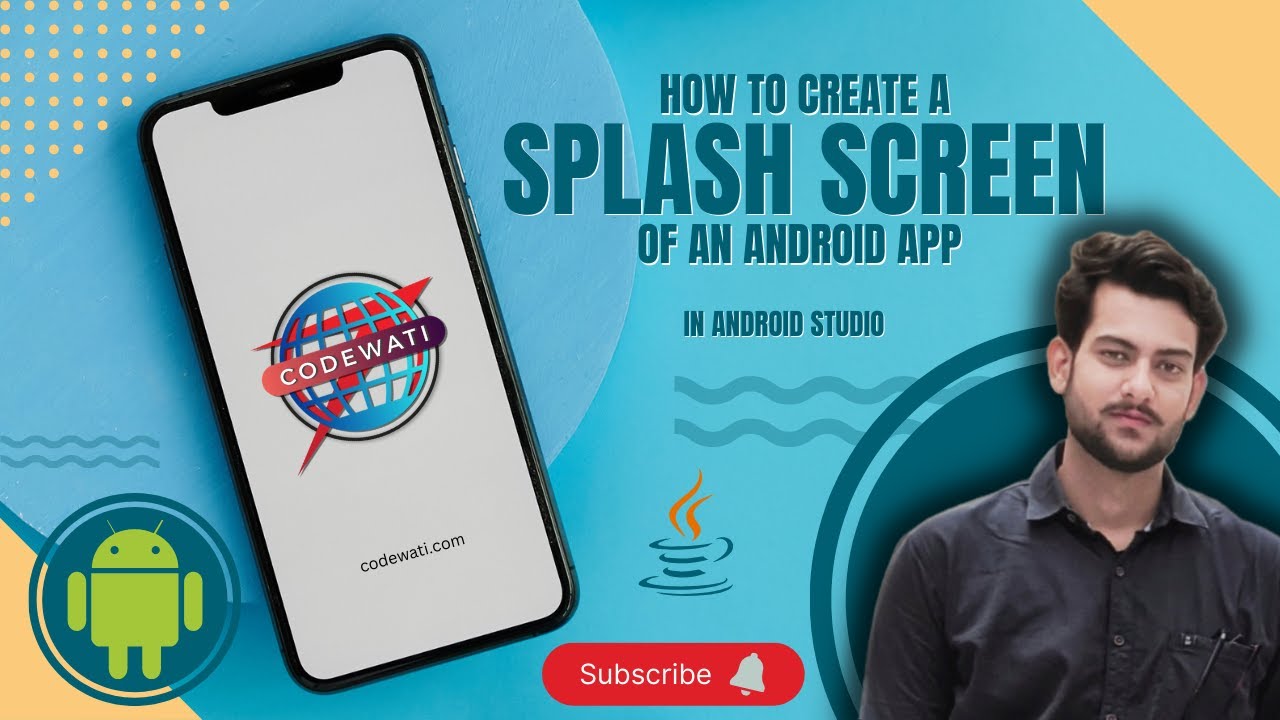 Splash Screen - Android Studio Tutorial | Android Project | Android development | Java | Codewati