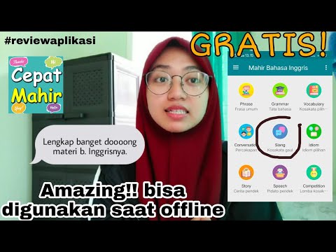 APLIKASI BELAJAR BAHASA INGGRIS GRATIS DAN OFFLINE!! MANTAP BANGET! APLIKASI MAHIR BAHASA INGGRIS
