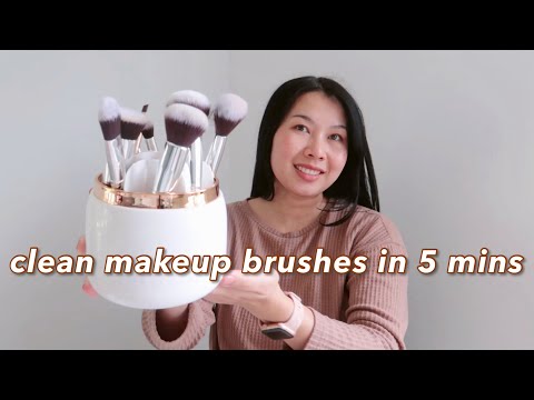 How to Clean Makeup Brushes at Home | the best & fast way!