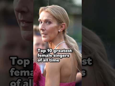 The GREATEST female singers in history. 🌟