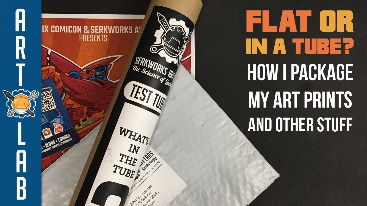 How To Package Your Art Prints (Flat or in Tubes?)
