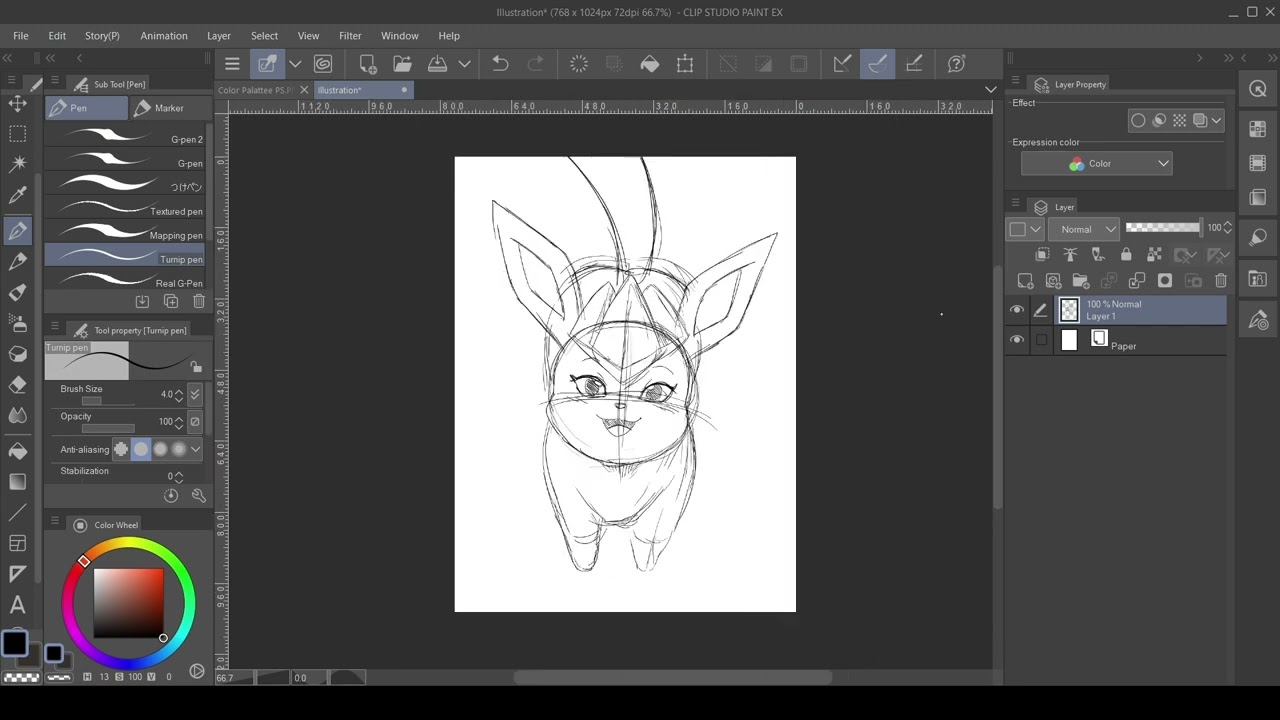 Sketch 86 - Glaceon