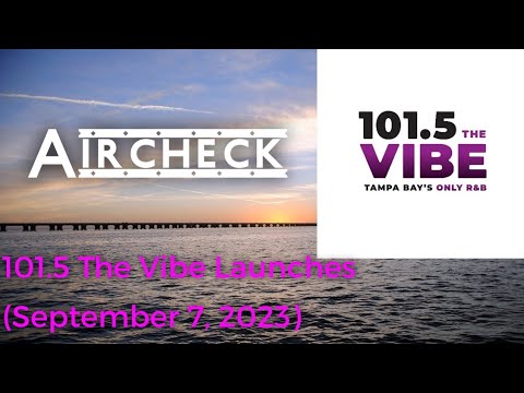 Aircheck // Final Few Moments of Hot 101.5 / Launch of 101.5 The Vibe WTBV