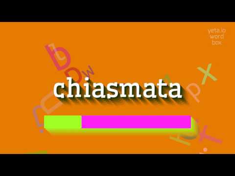 How to say "chiasmata"! (High Quality Voices)