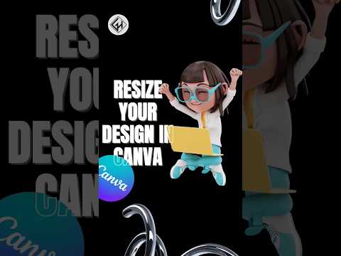 How to Resize Your Design in Canva #shorts #canva #youtubeshorts