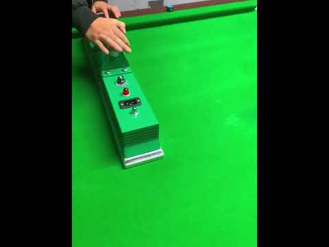 Billiard table finishing machine demonstration- Good tools and machinery make work easy