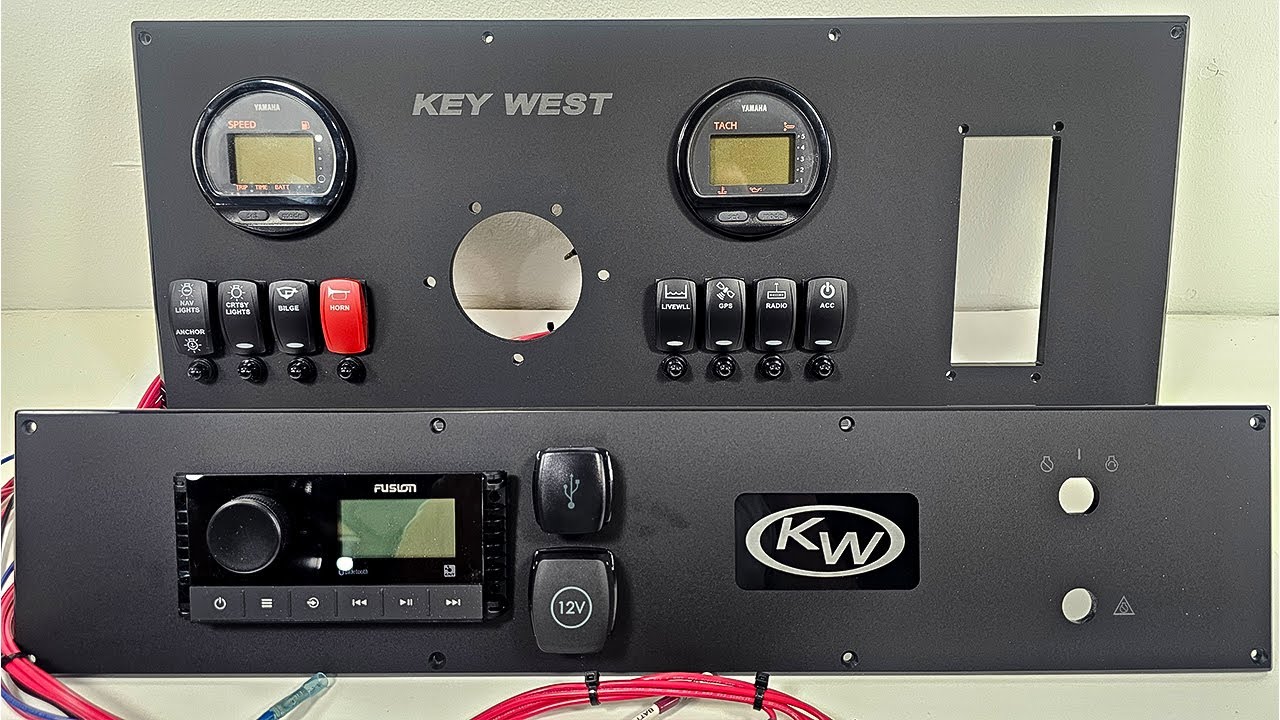 New Boat Dash Panel