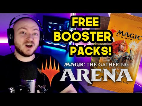 MTGA - FREE Booster Pack Codes!!! | Magic the Gathering Arena, Cracking FREE Packs!