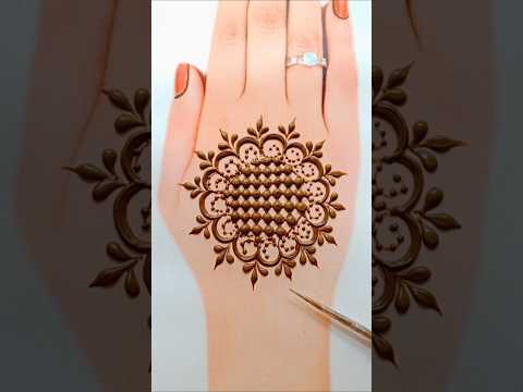 Easy And Simple Mehndi Design || Arabic Mehndi design || #mehndi #skmehandi