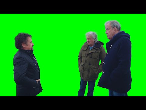 Clarkson and May staring at Hammond meme - Green Screen