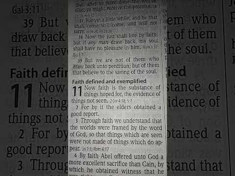 Hebrews 11:1 KJV