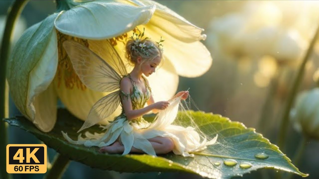 When Fairies Bloom | Spring Fairy Village Life | AI Fantasy Art 