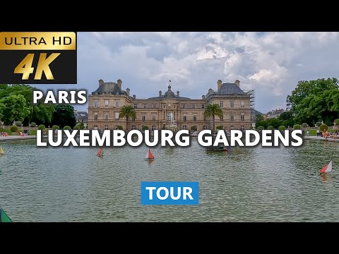 [4K] Luxembourg Gardens Tour: Jardin du Luxembourg Paris - Hidden Oasis of Beauty