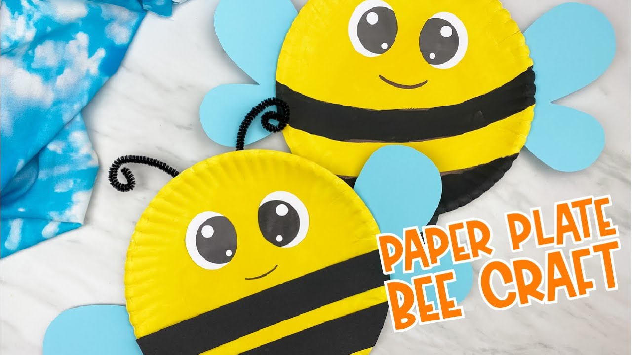 Paper Plate Bee Craft For Kids