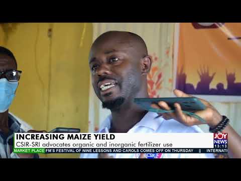 CSIR-SRI advocates organic and inorganic fertilizer use - The Market Place (23-12-21)