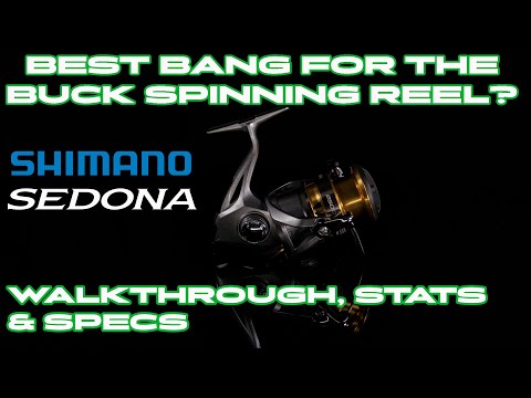SHIMANO SEDONA FI SPINNING REEL Walkthrough & SPECS