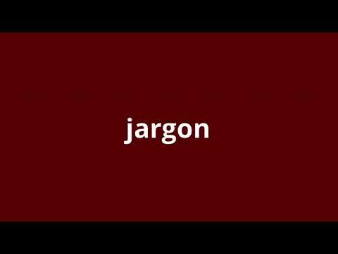 what is the meaning of jargon