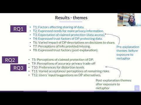 SOUPS 2022 - Exploring User-Suitable Metaphors for Differentially Private Data Analyses