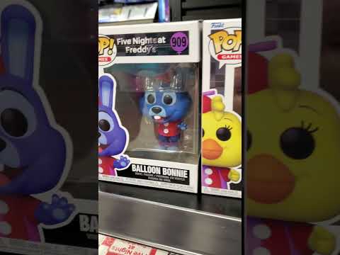 Awesome Five Nights At Freddy's Toys at Game Stop with the New FNAF Funko Pops YouTube #Shorts Video