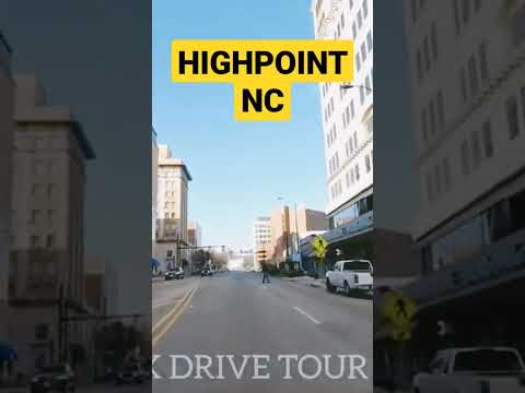 HIGHPOINT NC - DRIVING TOUR #shorts