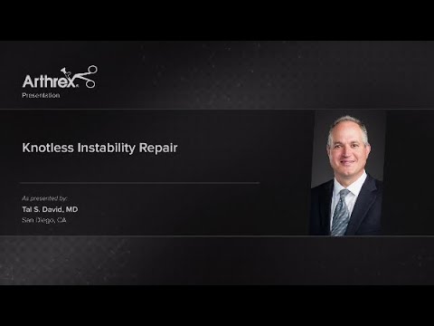 Knotless Instability Repair