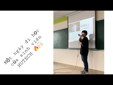Vlog 2: Một ngày đi học của sinh viên HUTECH.🤣🎬👾