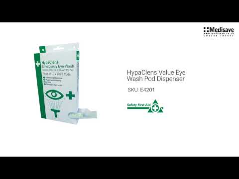 HypaClens Value Eye Wash Pod Dispenser E4201