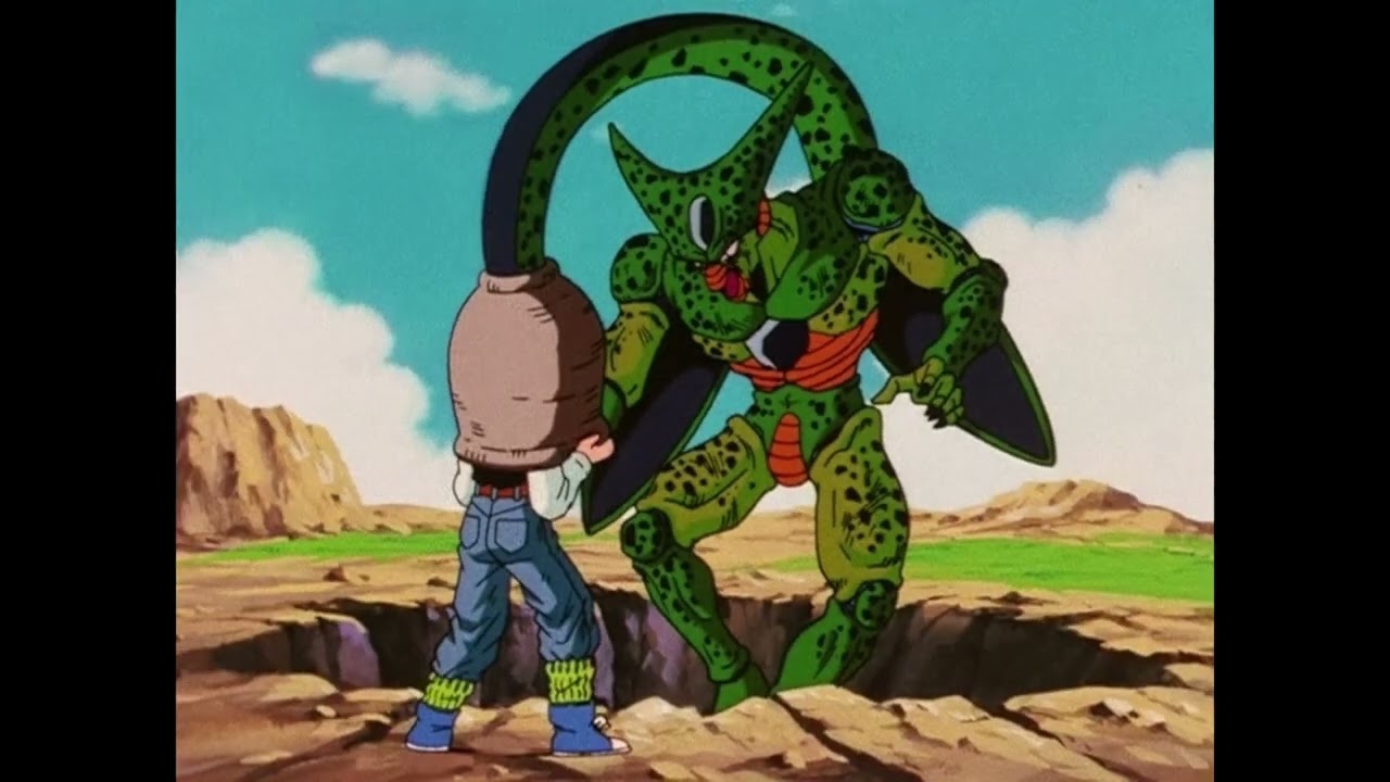 cell absorbs android 17 #dragonball #lol